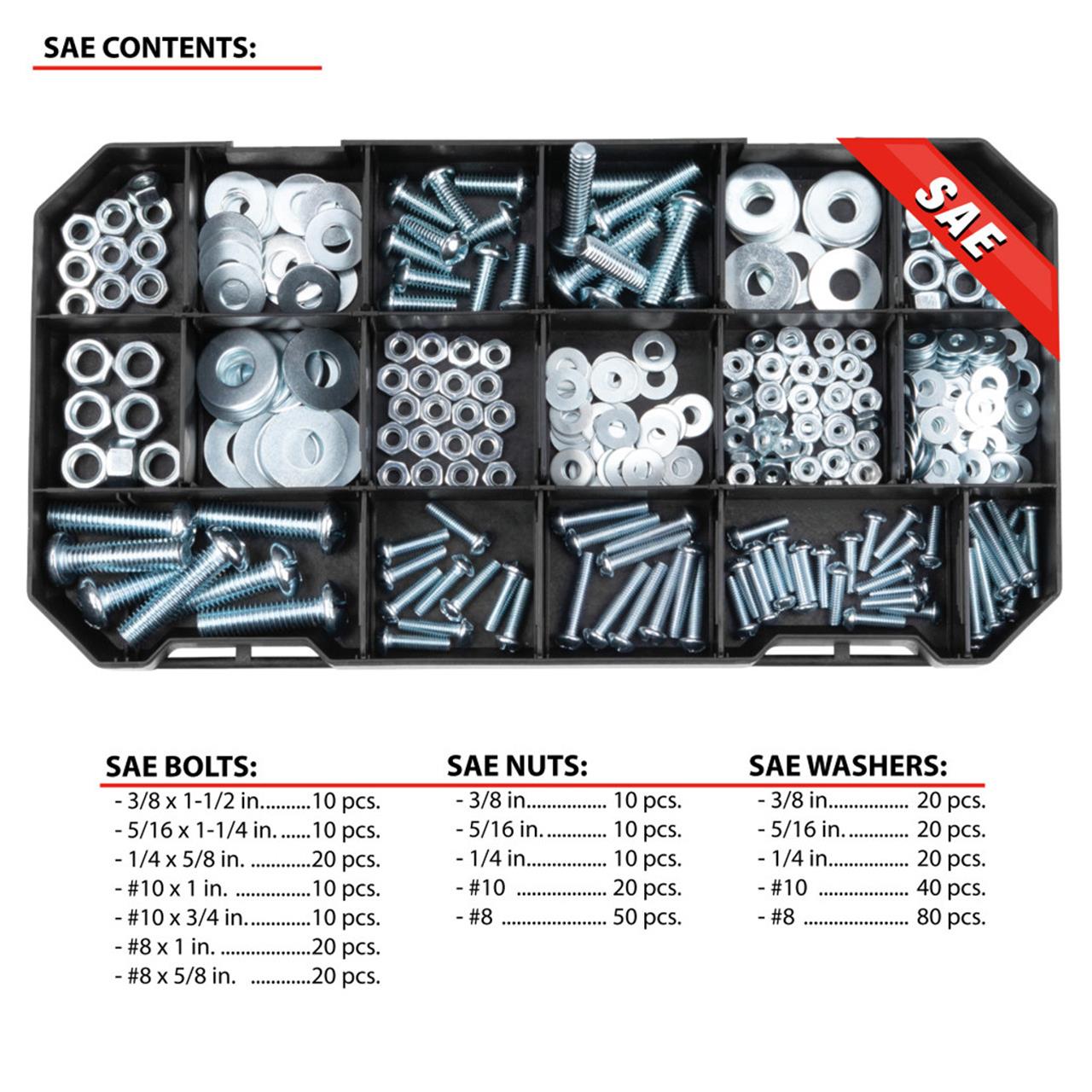 Performance Tool W5263 Performance Tool 1,080-Piece Carry-All Caddies ...