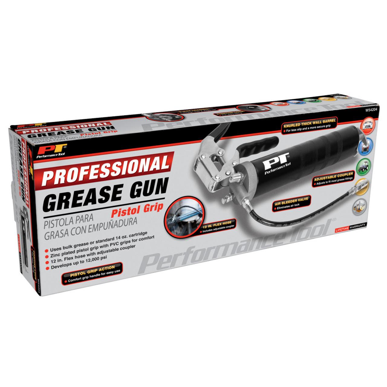 Performance Tool W54204 Performance Tool Pistol Grip Grease Guns ...