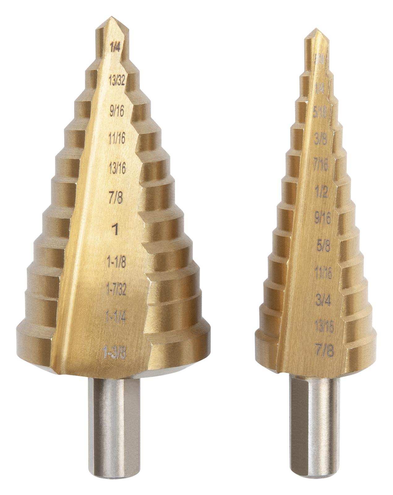 Performance Tool W9004 Performance Tool Step Drill Bit 2-Piece Sets ...