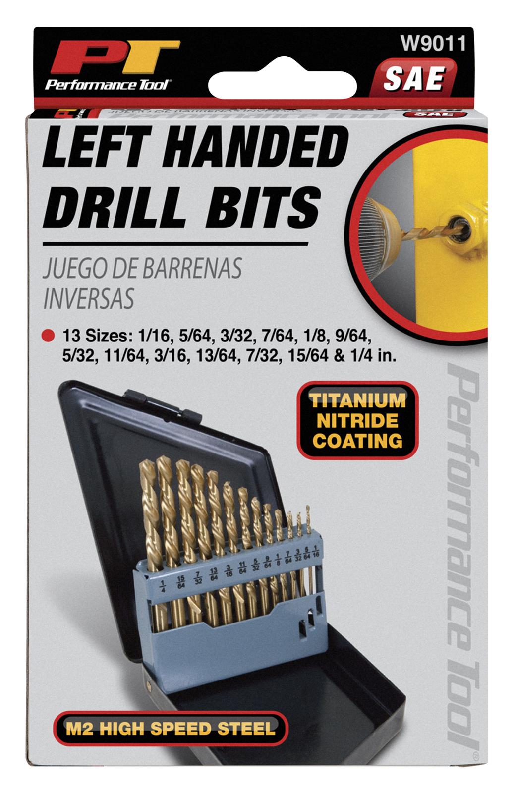 Performance Tool W9011 Performance Tool 13-Piece Drill Bit Sets ...