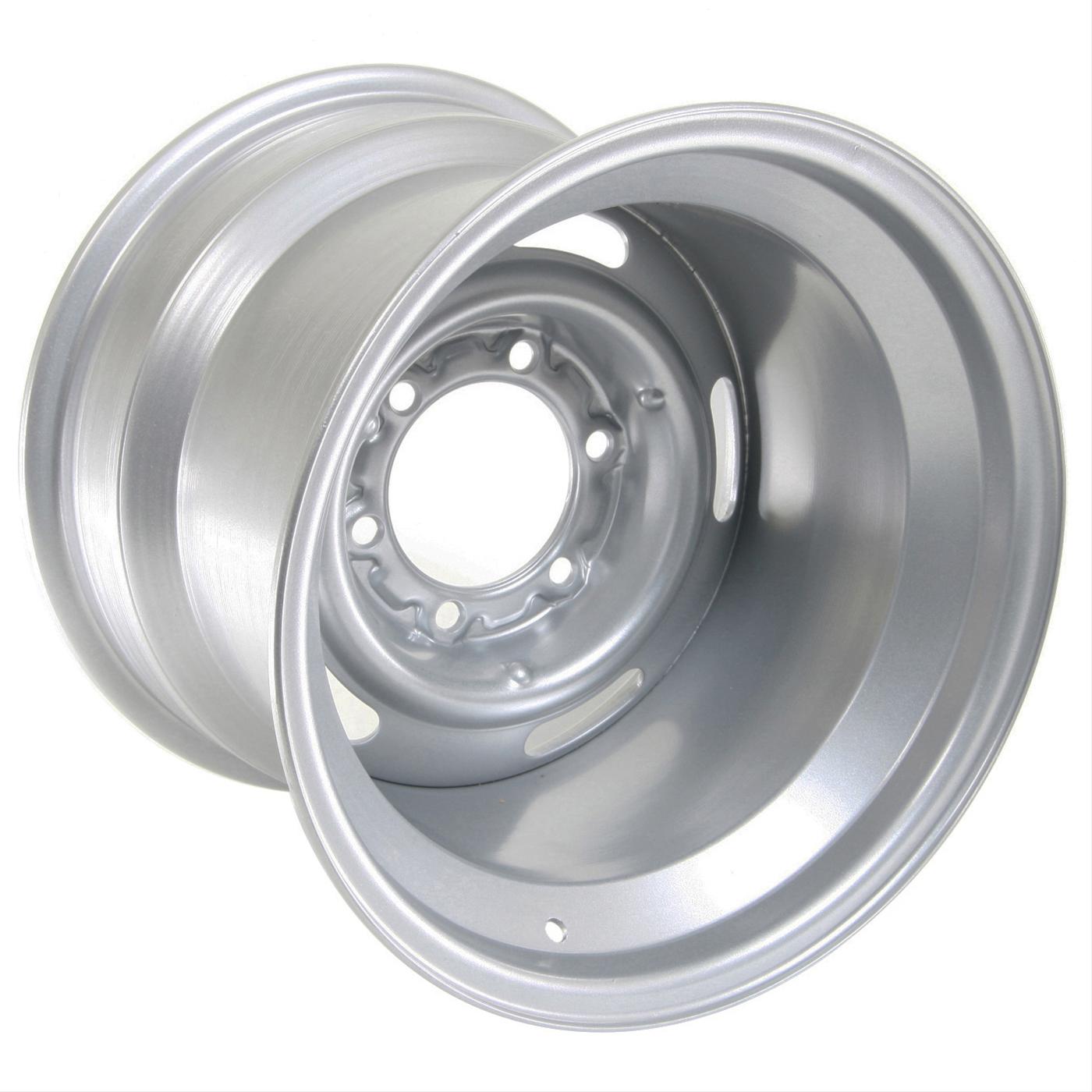 Wheel Vintiques 35 15x14 6x5 1/2 Steel 2pc Silver Gloss Each Wheel 35 ...