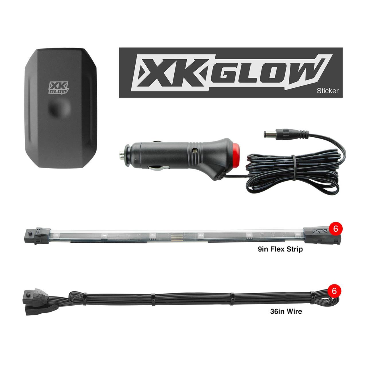 XK Glow KS-CAR-MINI-DM XK Glow XKchrome LED Accent Light Kits | Summit ...