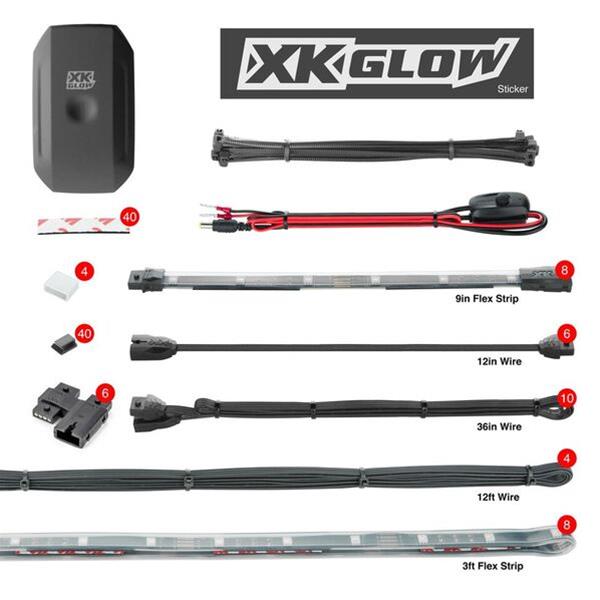 XK Glow XK-BOAT-PRO XK Glow XKchrome Marine Interior LED Accent Light ...