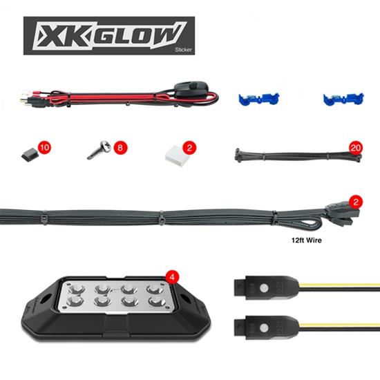 XK Glow XK-ROCK-STA XK Glow XKchrome Rock Light Kits | Summit Racing