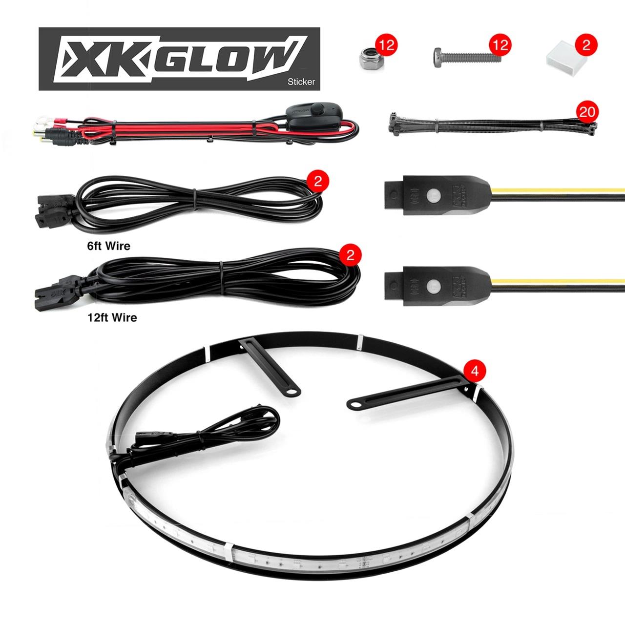 XK Glow XK-WHEEL-KIT-AD XK Glow XKchrome Wheel Ring Light Kits | Summit ...