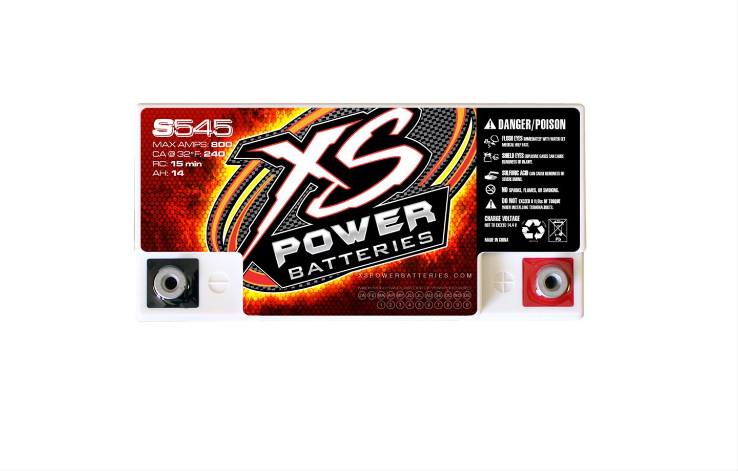 XS Power Batteries S545 XS Power AGM Batteries | Summit Racing