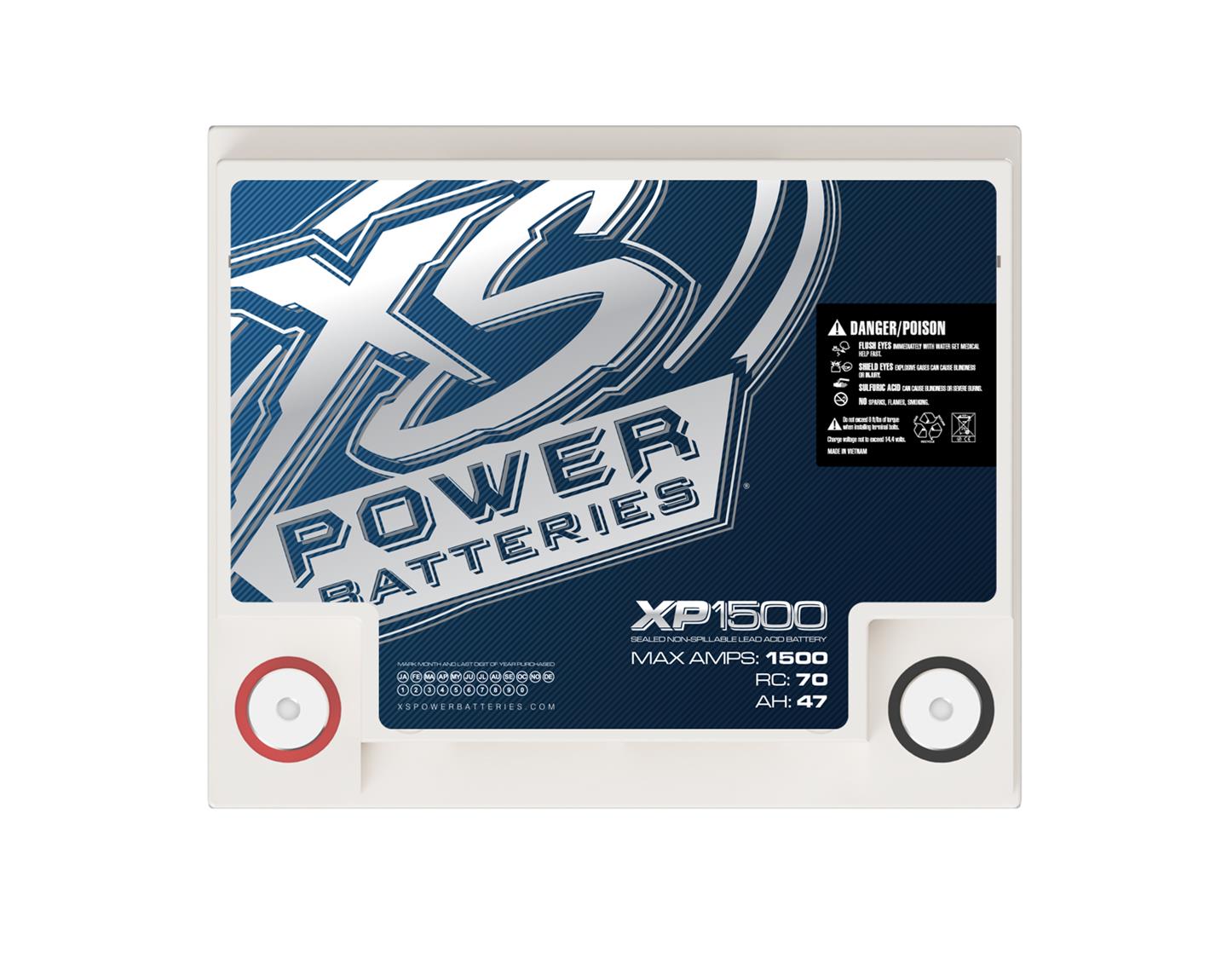 XS Power Batteries XP1500 XS Power AGM Batteries | Summit Racing