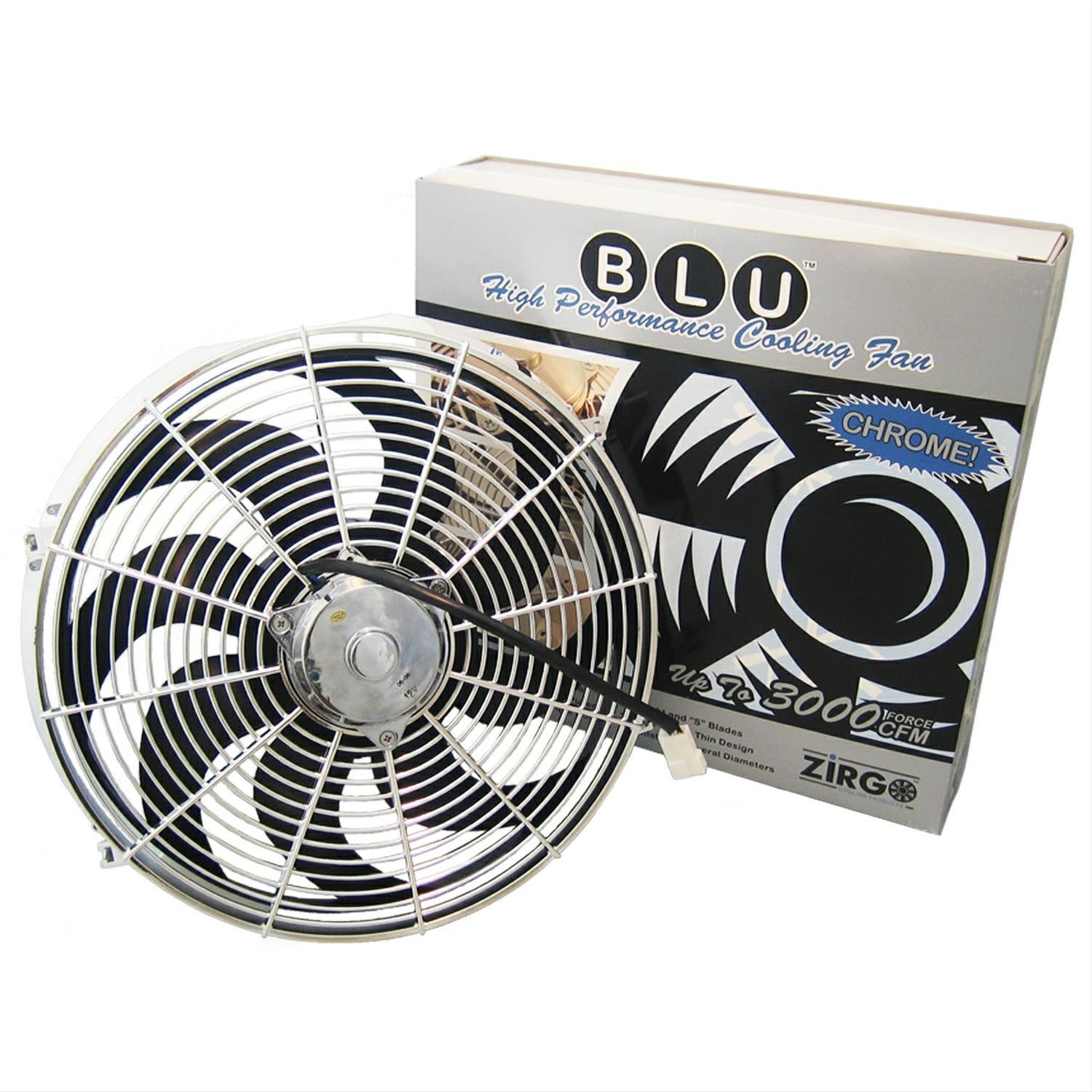 Zirgo ZFBC14S Zirgo BLU High Performance Electric Fans | Summit Racing