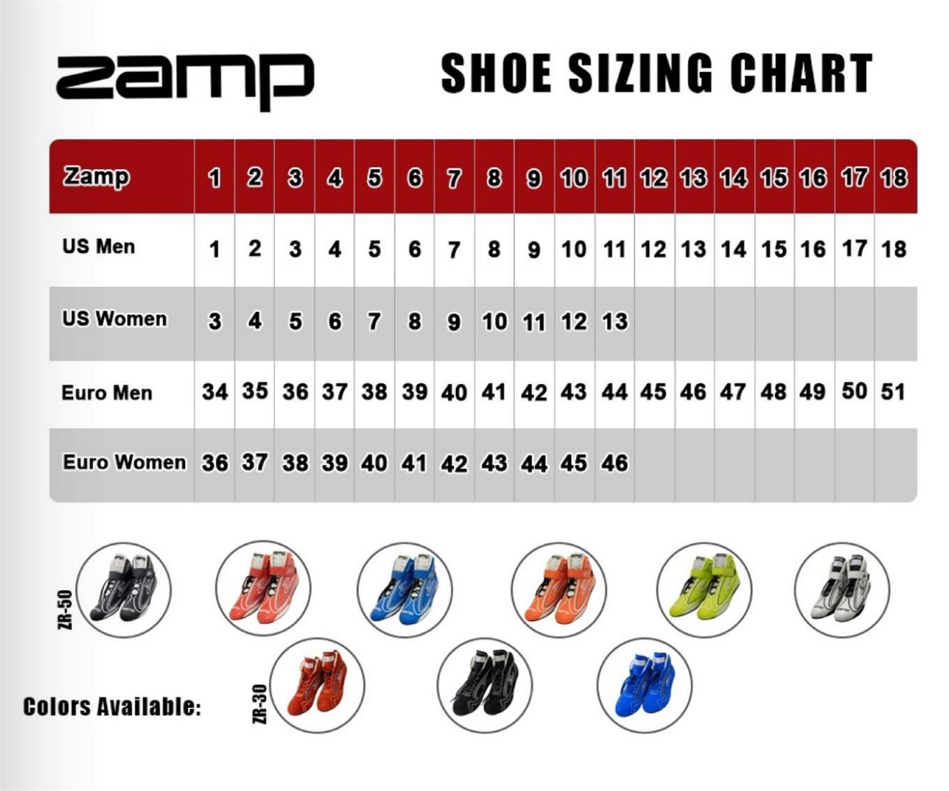 Zamp RS00100409 Zamp ZR-30 Race Shoes | Summit Racing