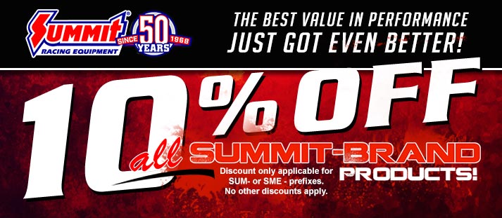 Free Shipping on Orders Over $99 at Summit Racing