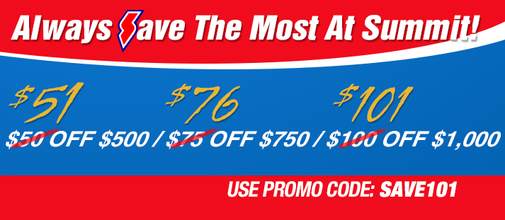 Free Shipping on Orders Over $99 at Summit Racing